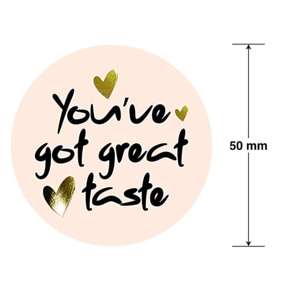 Office | 10 Youve Got Great Taste Stickers Peach 2 | Poshmark